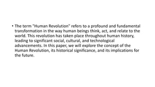Human Revolution - a review.pptx