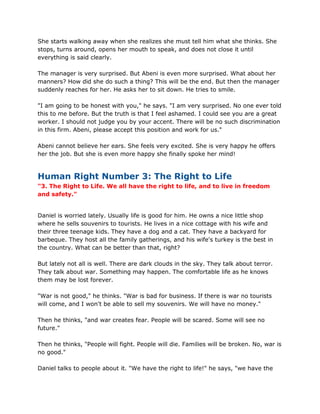 English Reading - Human right | PDF