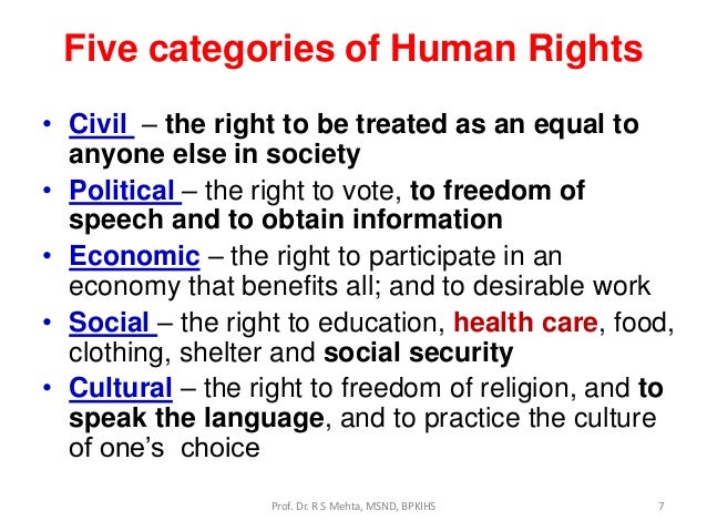 Human right rs mehta