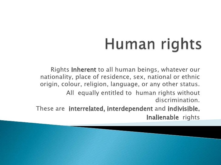 Human rights