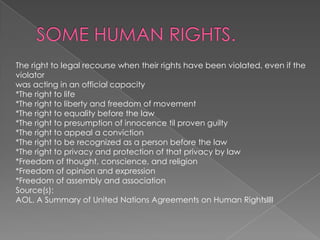 Human rights | PPT