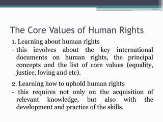 Human rights | PPTX