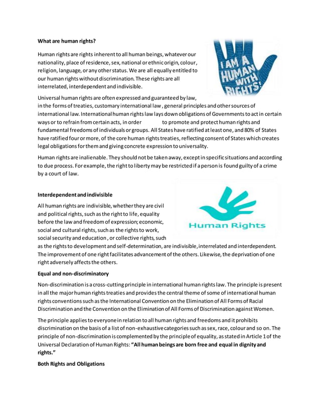 Human rights | PDF