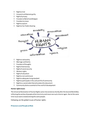 Human rights | DOCX