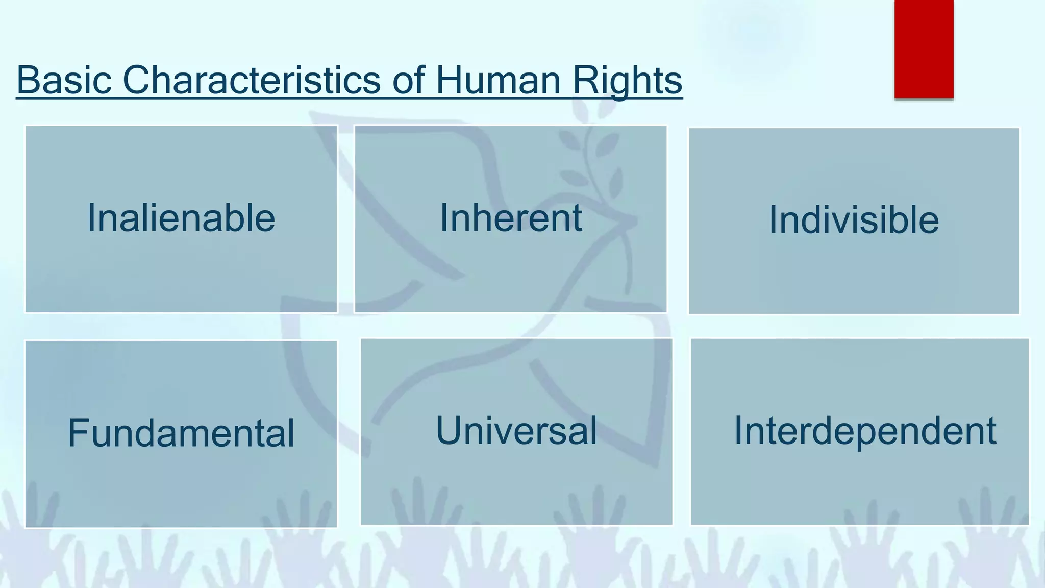 The human rights | PPTX