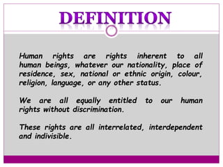Human rights | PPTX