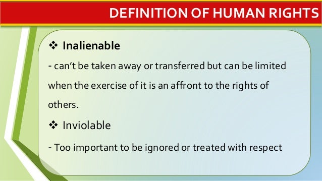 Human rights