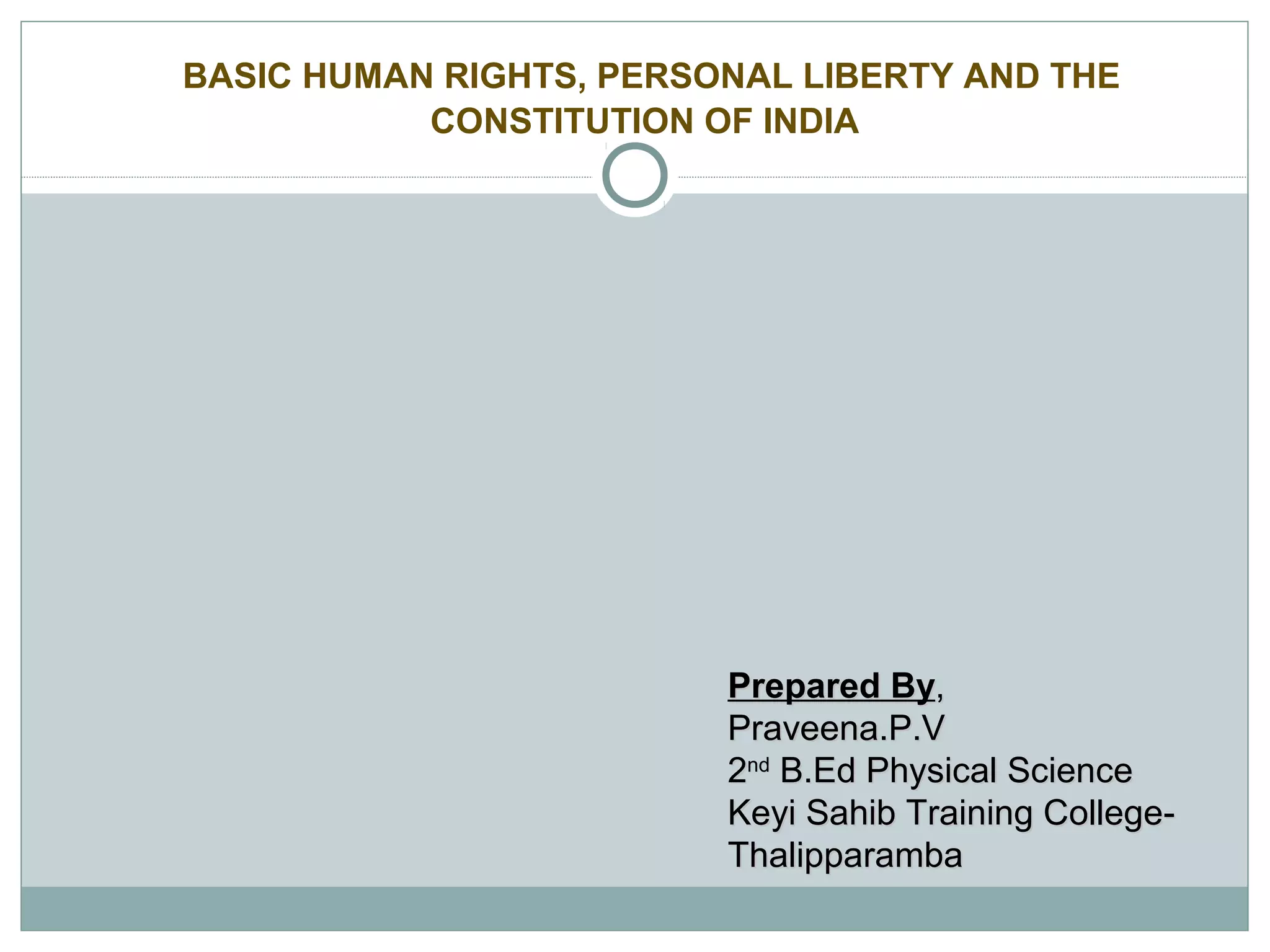 Human rights | PPT | Law