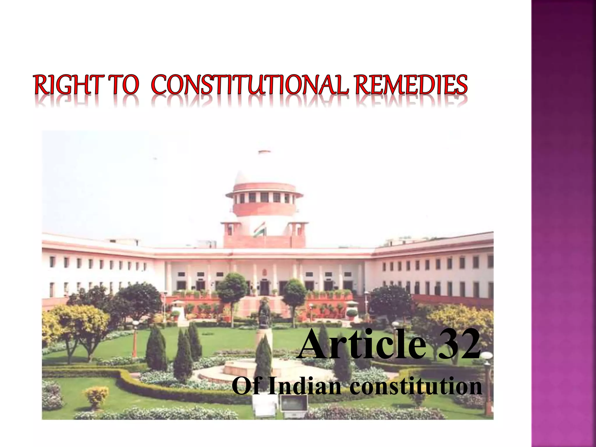 Provision of Human rights in Indian Constitution | PPTX