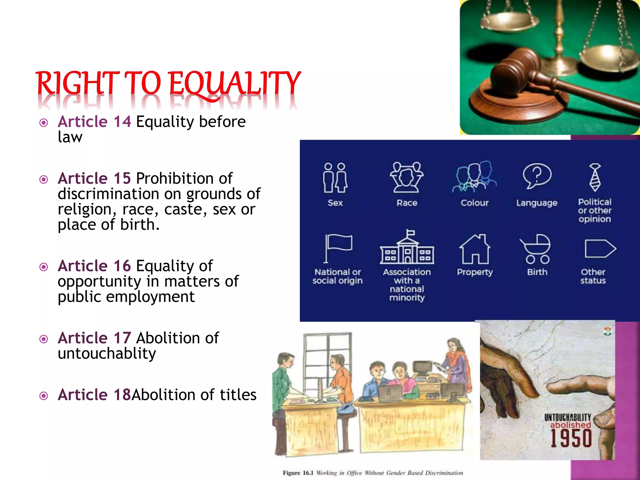 Provision of Human rights in Indian Constitution | PPTX