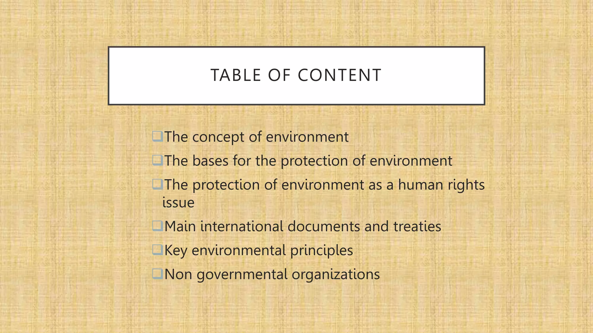 environment and human rights | PPTX