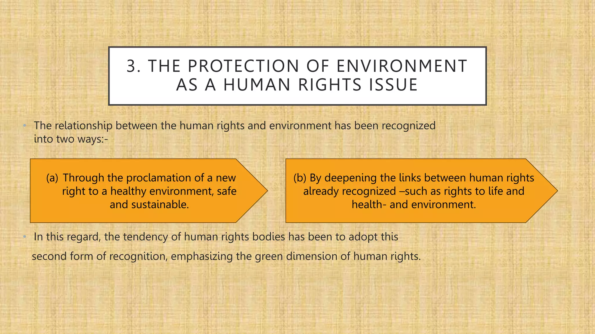 environment and human rights | PPTX
