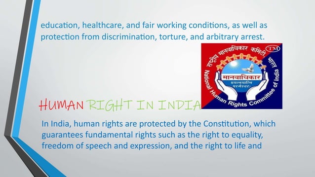 human rights- paper presentation | PPT