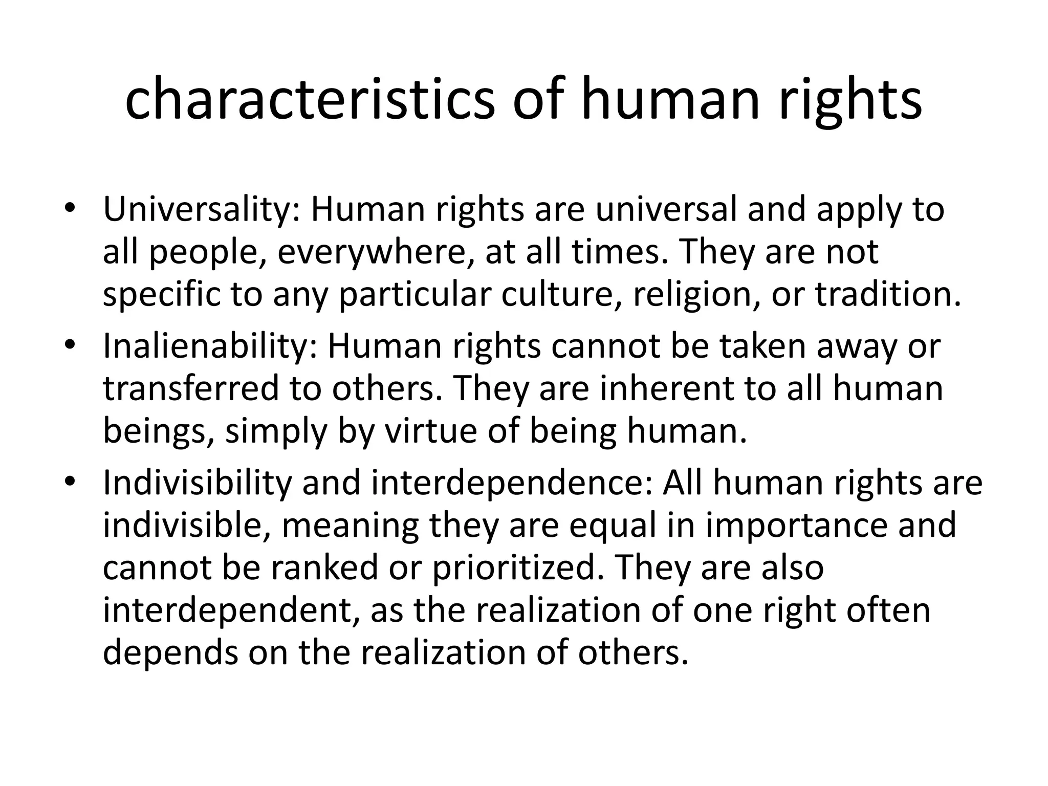 Human rights - kinds and characteristics.pptx