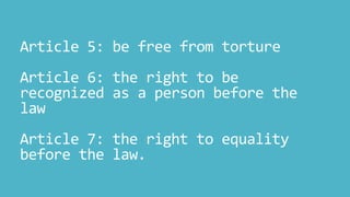 HUMAN RIGHTS around the world, power point presentation | PPTX