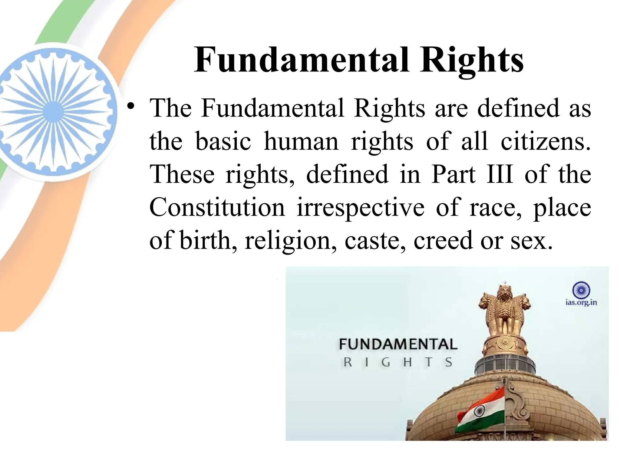 human rights in the constitution of INDIA | PPTX