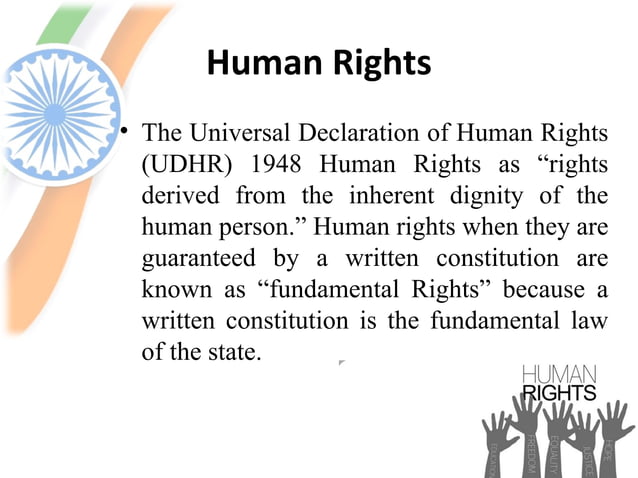 human rights in the constitution of INDIA | PPTX