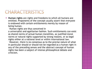 Human rights grupo4 | PPT