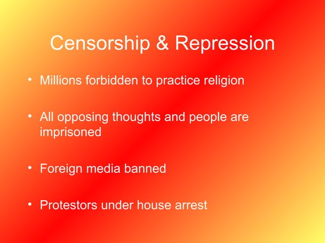 Human Rights Abuses in China | PPT