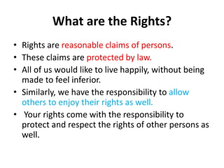 Human rights and fundamental rights | PPTX