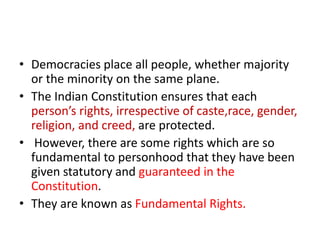 Human rights and fundamental rights | PPTX