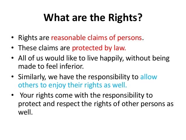 Human rights and fundamental rights