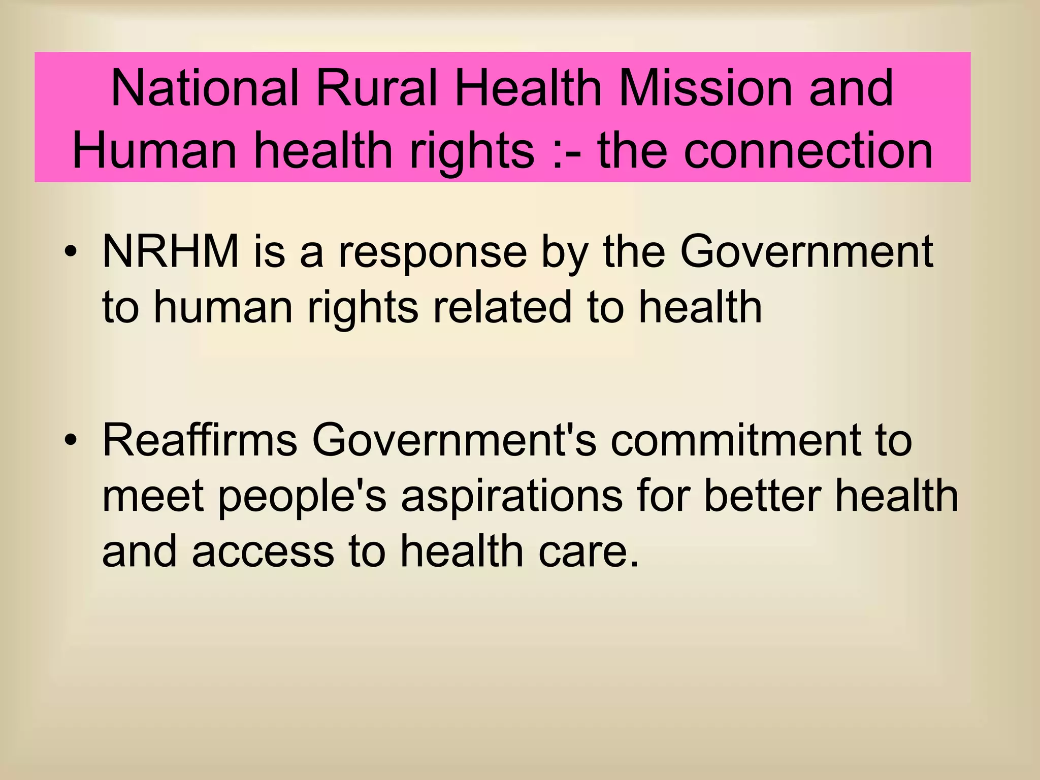 Human rights and Health | PPT