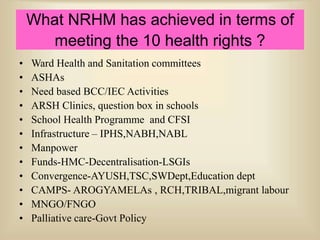 Human rights and Health | PPT