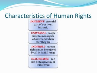 Human rights and third world countries | PPTX