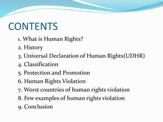 Violation Of Human Rights Examples