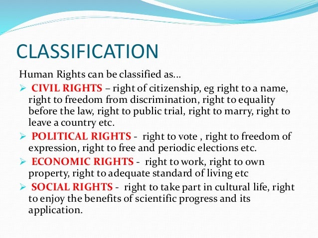 Human rights and third world countries