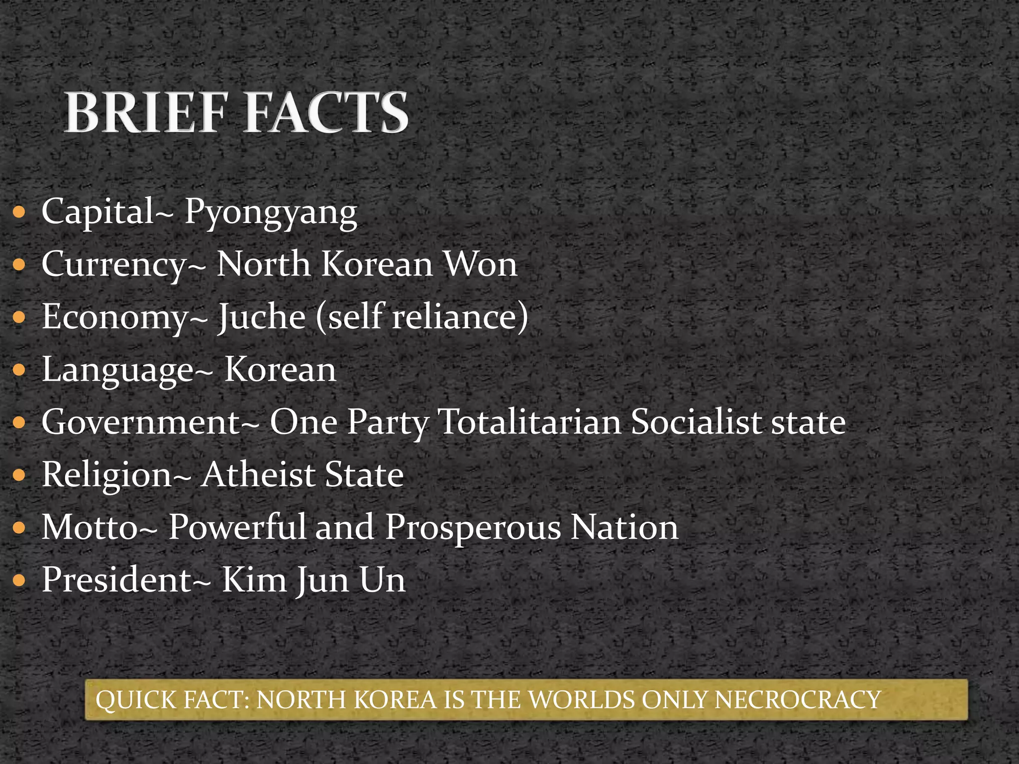 Human Rights and Under Development- A case study of North Korea | PPTX