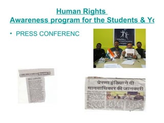 Human rights awareness program for the students & | PPT