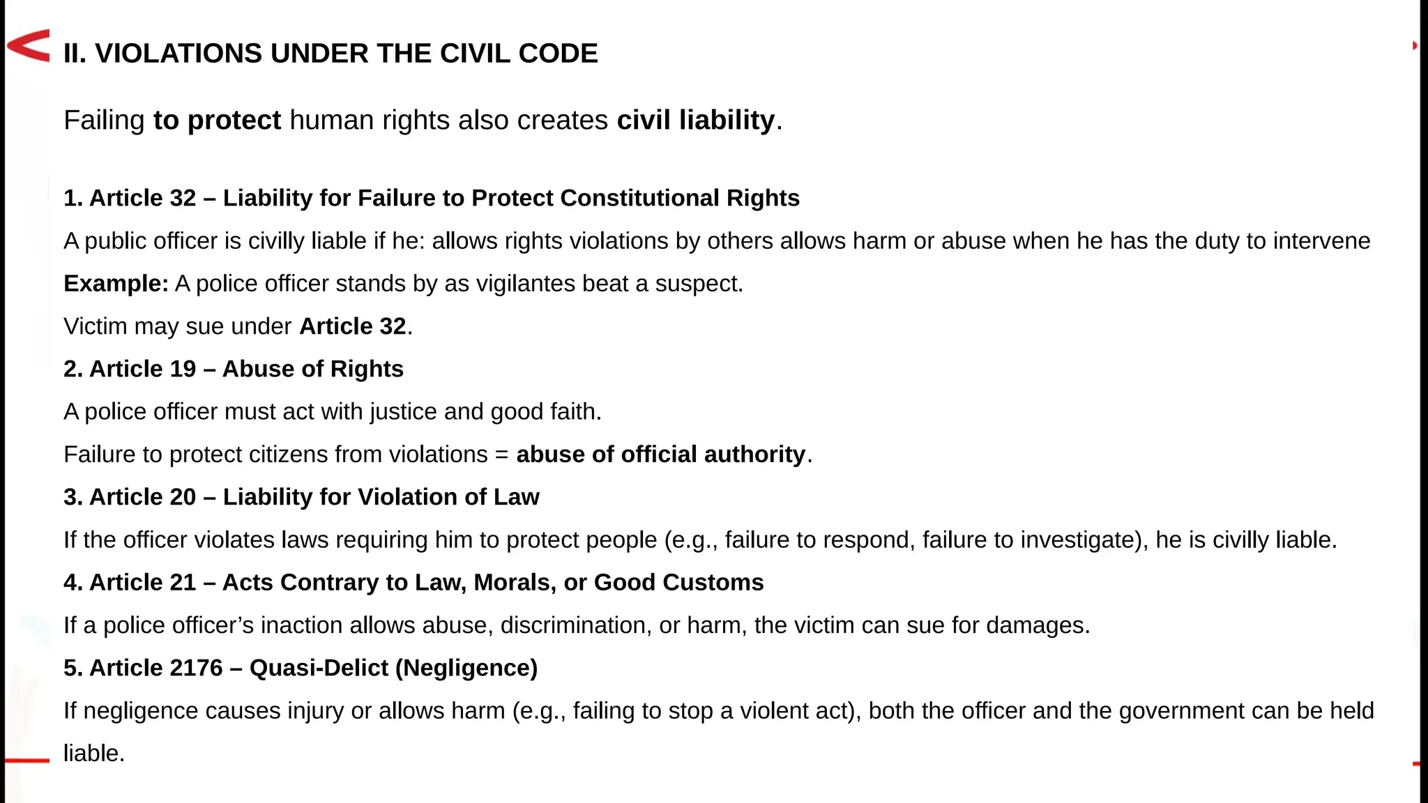 “Human Rights–Based Policing and Criminal Liability Linking Rights ...
