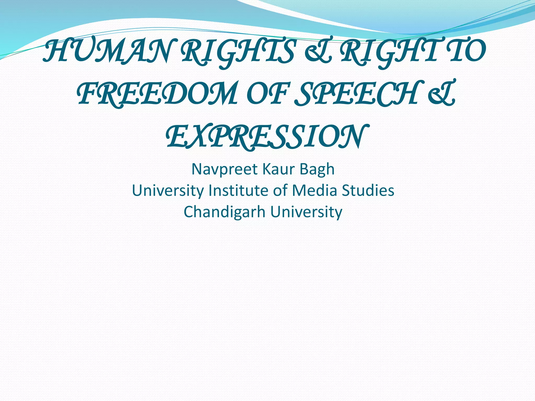 Human Rights: Concept and meaning | PPTX