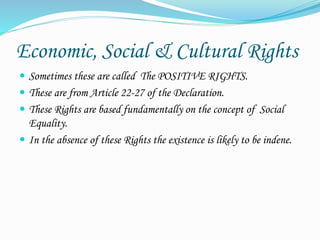 Human Rights: Concept and meaning | PPTX