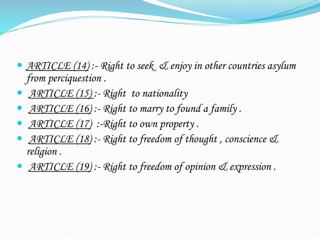 Human Rights: Concept and meaning | PPTX | Law