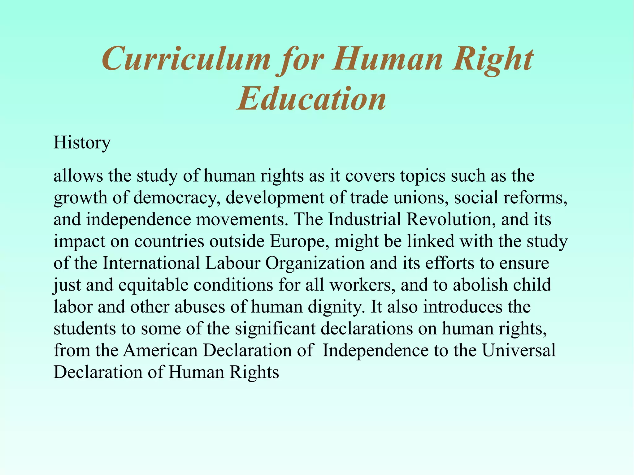 Human rights education | PPT