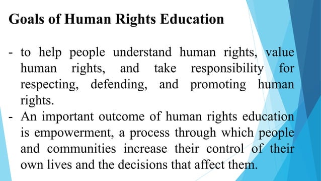 Human rights education | PPTX