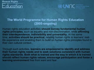 Human rights education (part 3) | PPT