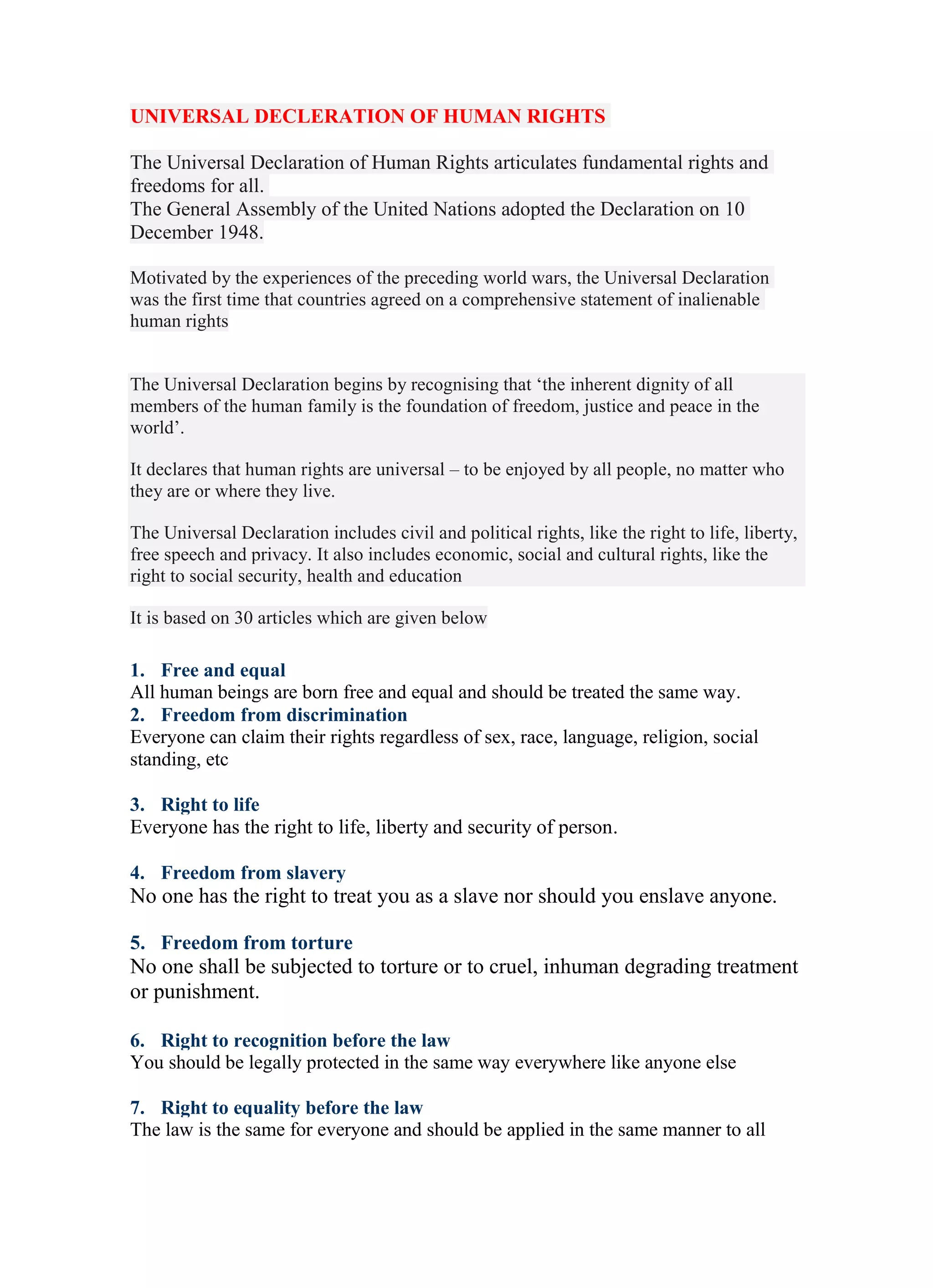 Human rights Final term.docx