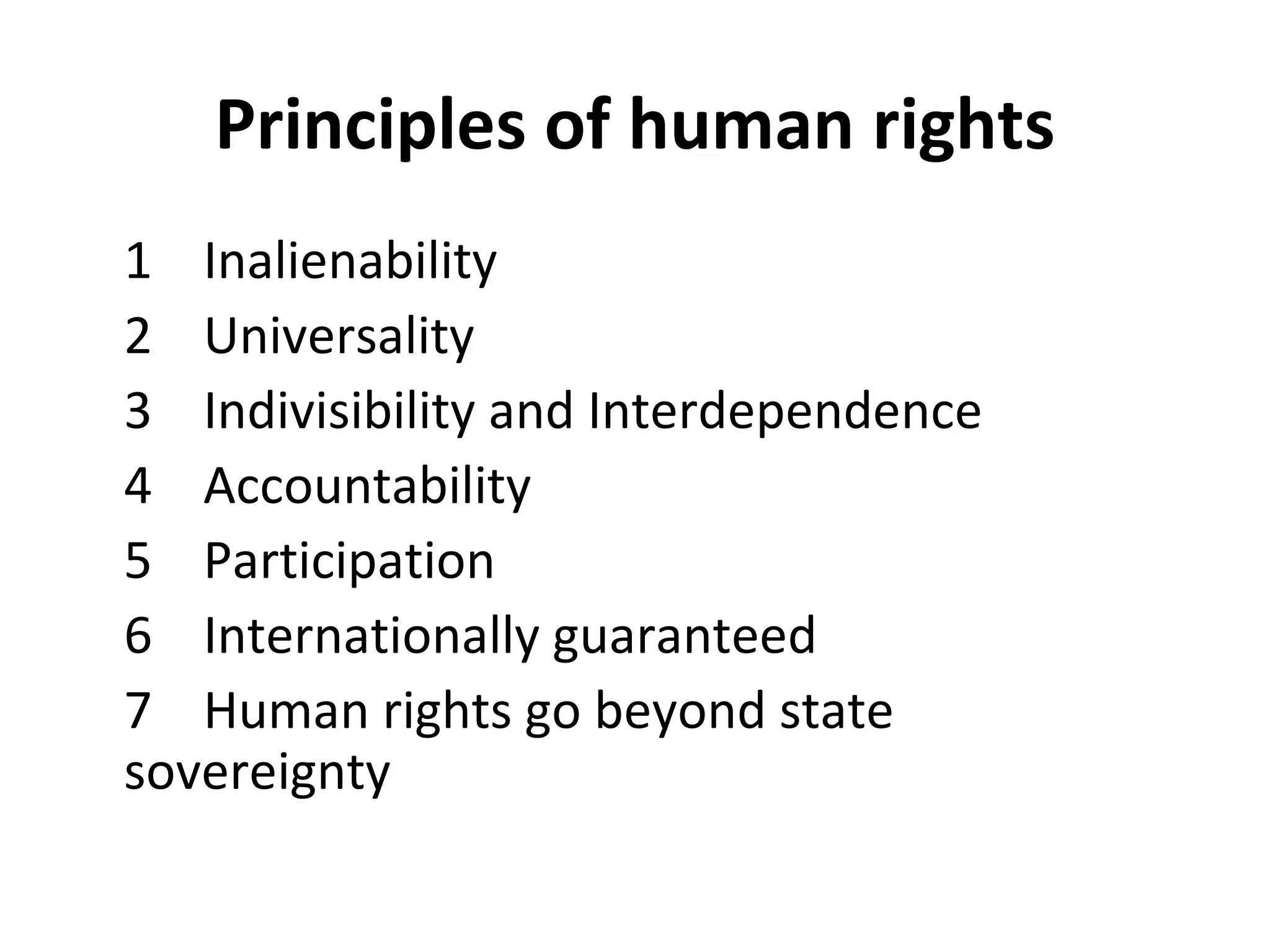 Human Rights Framework | PPT
