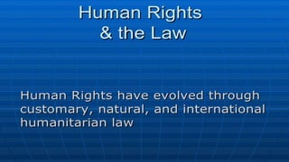 HUMAN RIGHTS | PPT