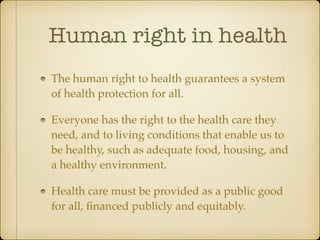 Human rights in health care | PDF