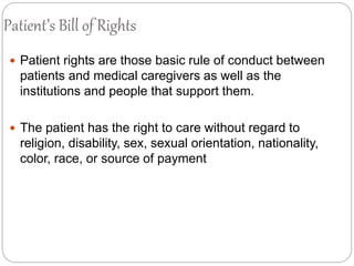 Human rights in healthcare industry | PPTX