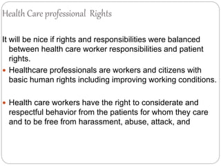 Human rights in healthcare industry | PPTX | Eldercare | Family and ...