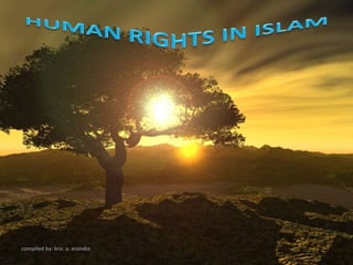 Human Rights in Islam | PPTX