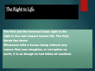 Human rights in islam | PPTX