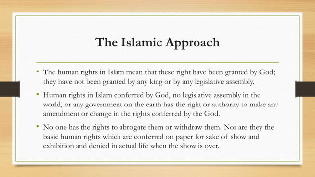 Human Rights in Islam: Bridging Gap Between Islam and West.pptx