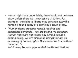 Human Rights In The Usa | PPTX